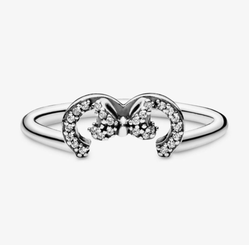 Anillo Con Silueta De Minnie De Disney Joyasaramis